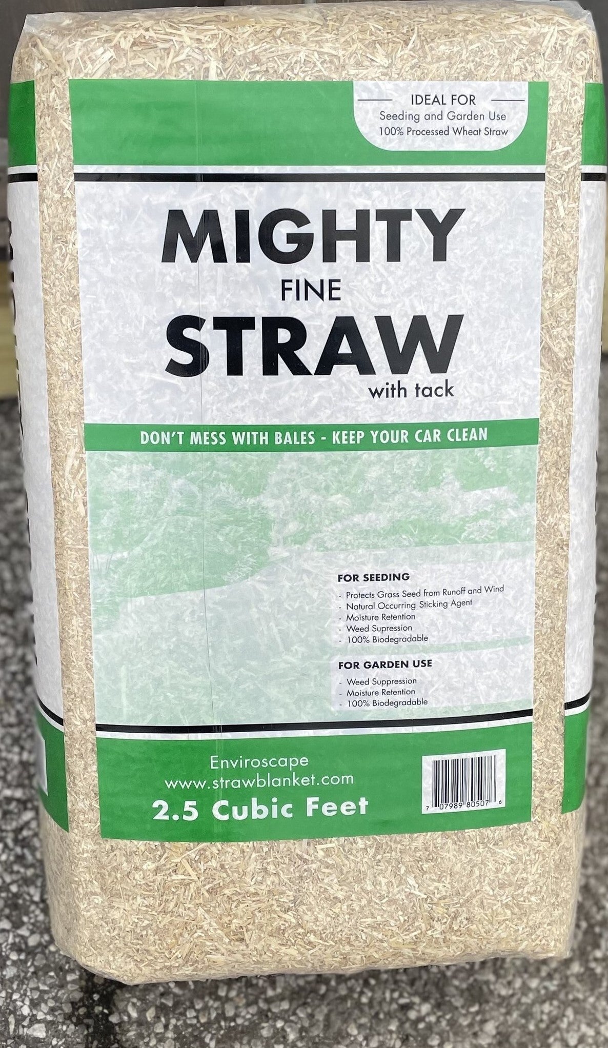 Mighty Fine Straw Bag 2.5 Cu. Ft. Bag | Erosion Products