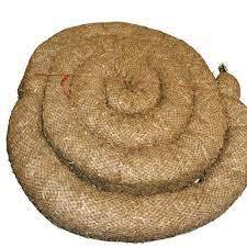 Straw Wattle Poly netting 9"x25' | Erosion Products